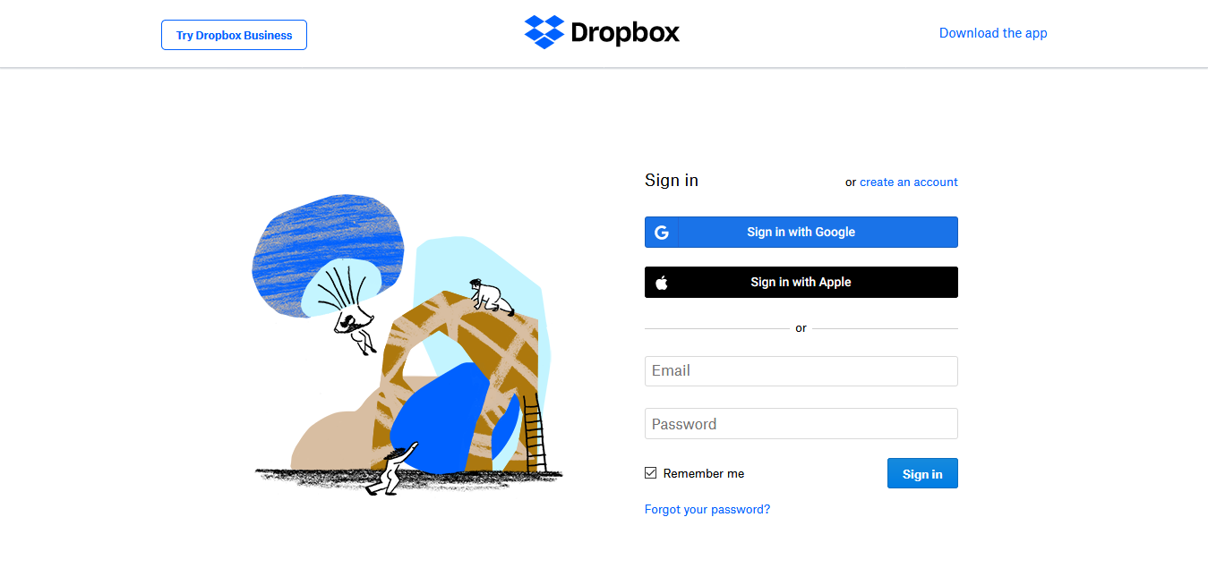 Generate Access Token in Dropbox