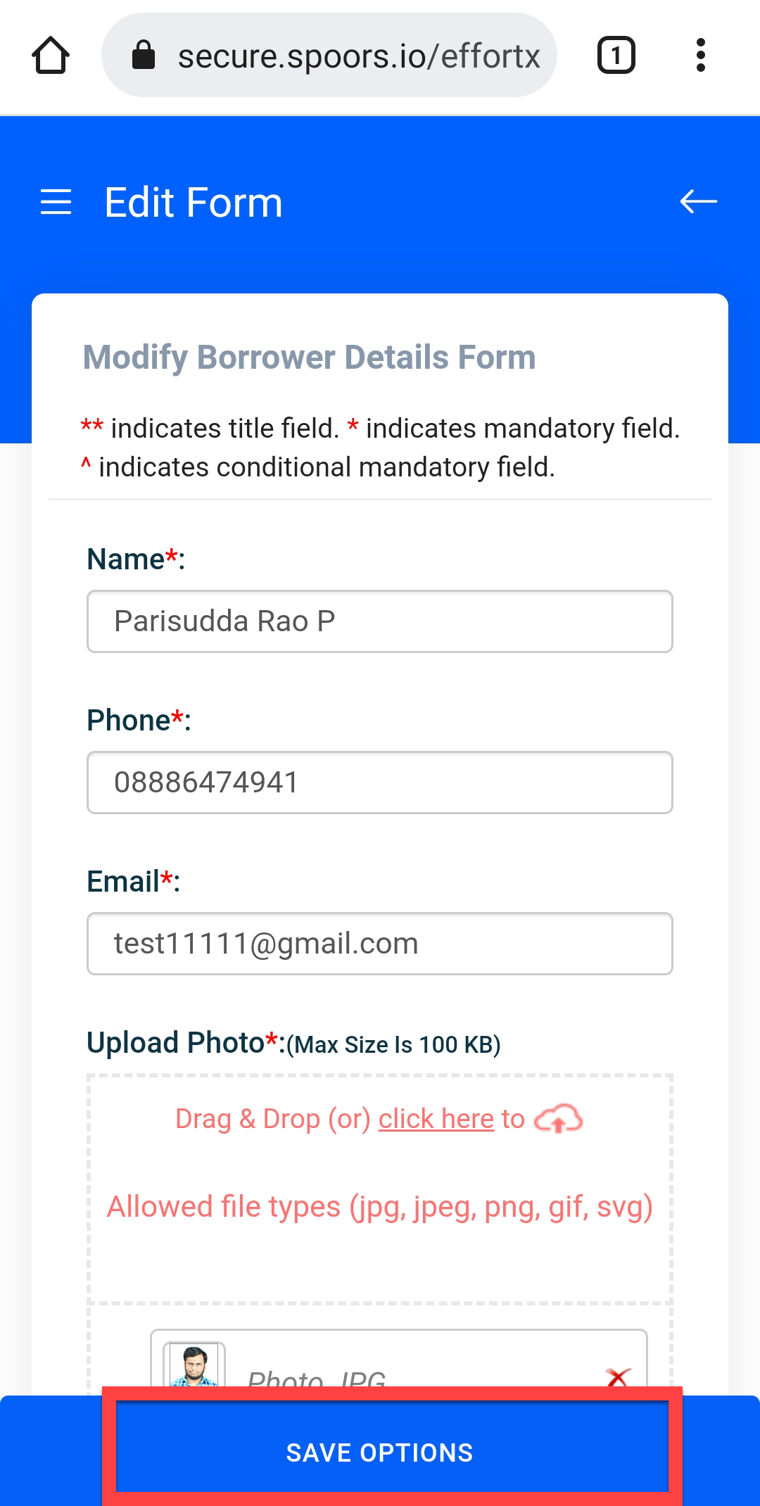 Edit a Form Submission
