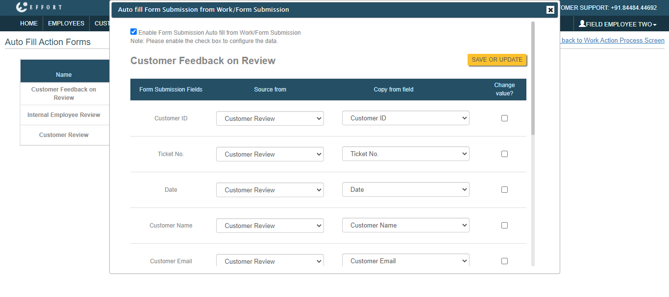 Customer Review Process Flow