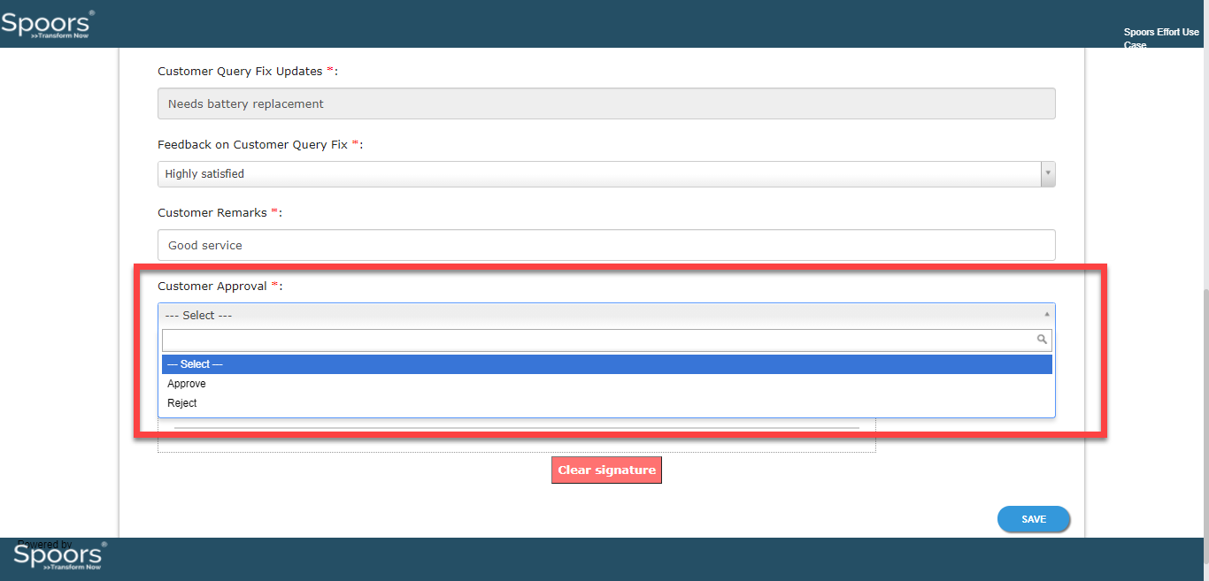 Customer Review Process Flow
